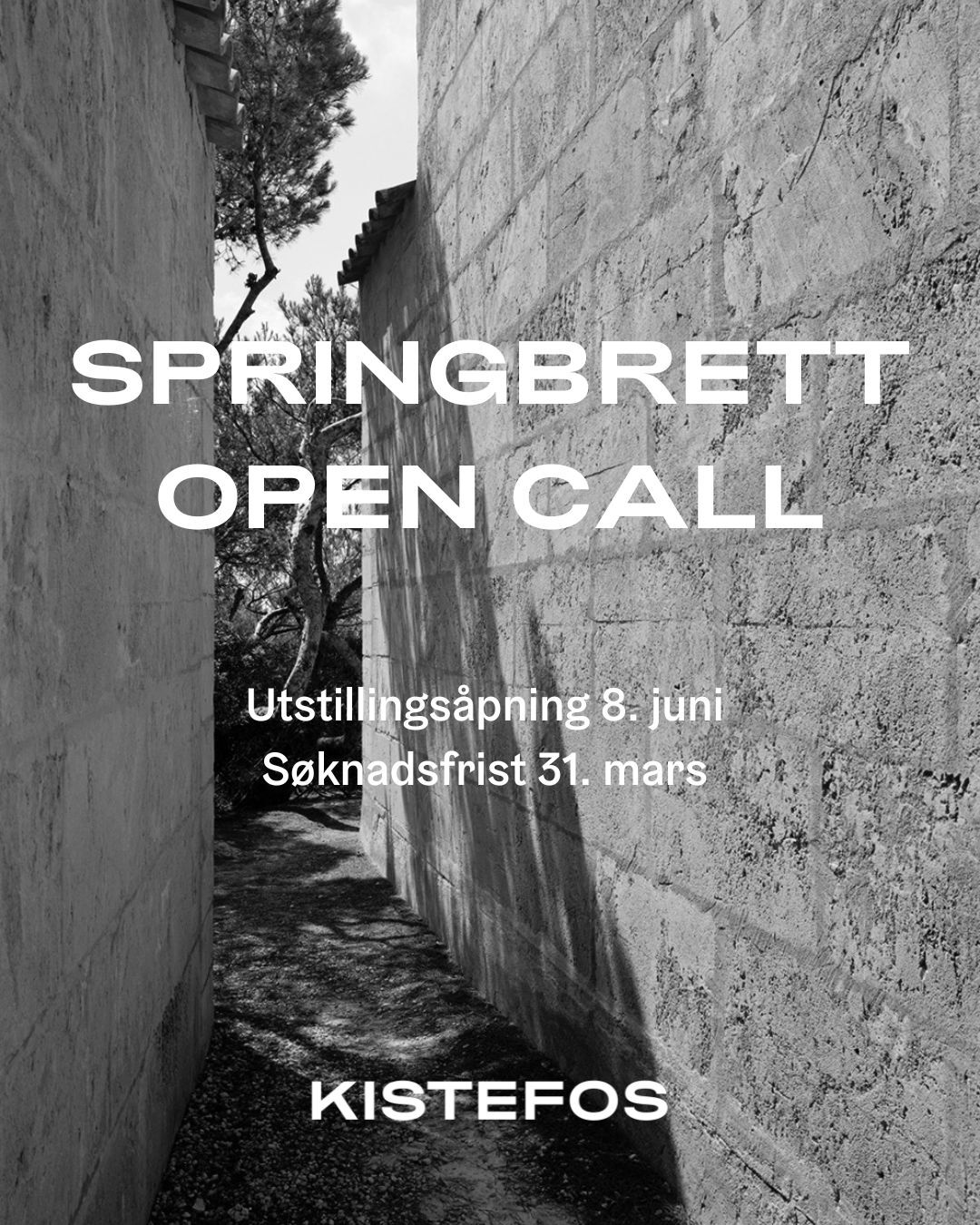Springbrett - OPEN CALL – Kistefos